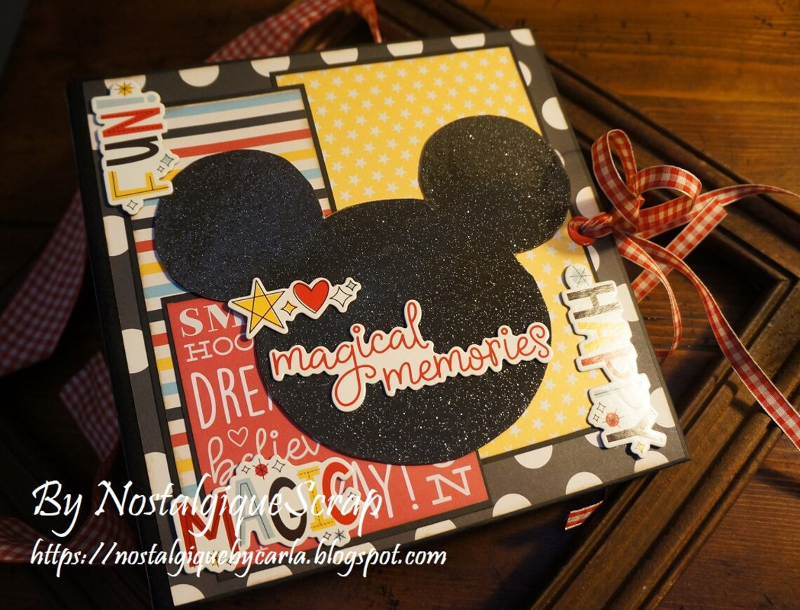 Magic Memories Album Tutorial, 8 1/2" X 8 1/2". Say Cheese Collection ...