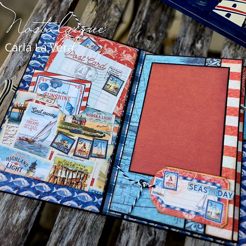 Summer Mini Album Summer Slim Album Handmade Mini Album - Etsy