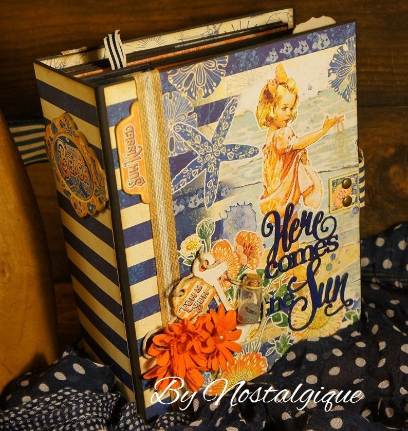 Sun Kissed Graphic 45 Mini Album Tutorial Summer Mini Album 7 - Etsy