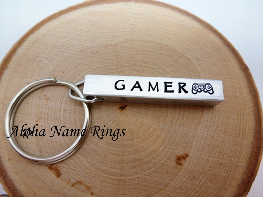 GAMER - A Video Gamer Must Have!! Custom Hand Stamped Aluminum Key ...