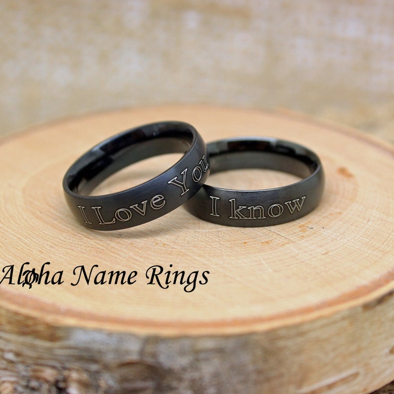 I Love You Ring - Etsy