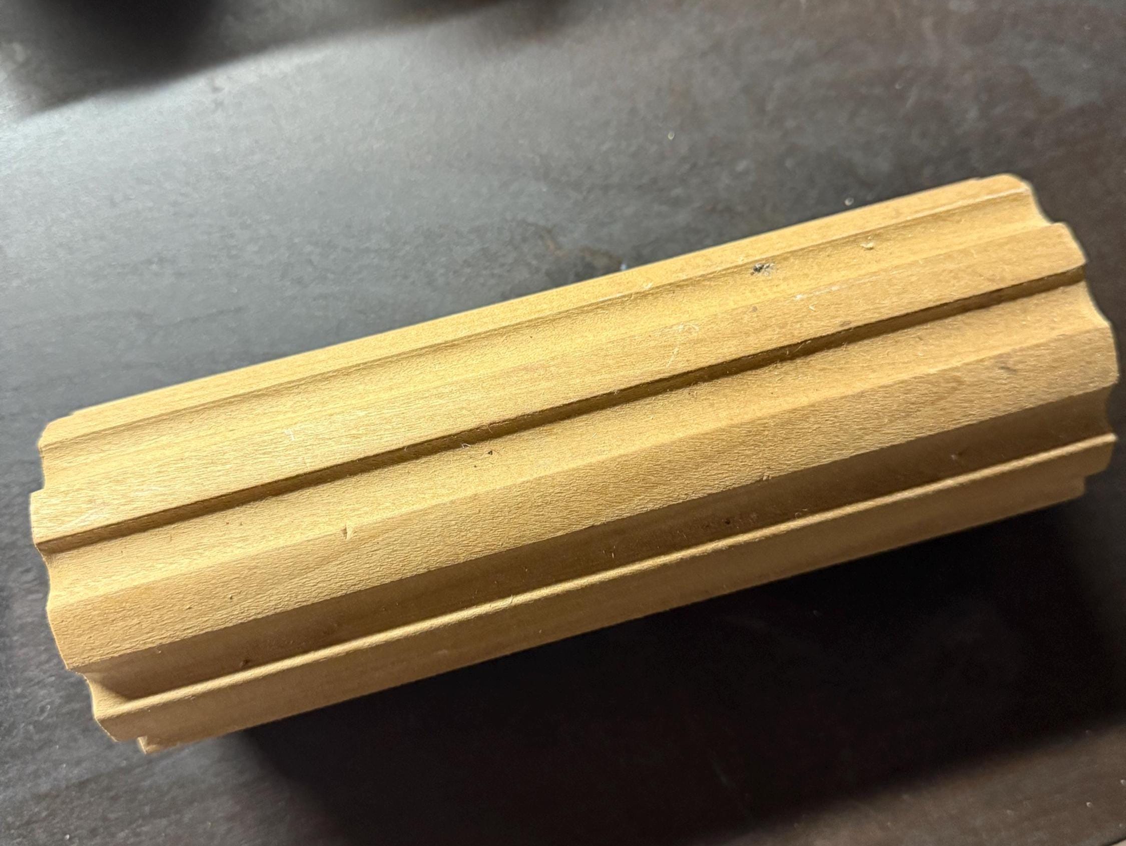 Wooden Pole With Fluted Molding - Unfinished - Etsy
