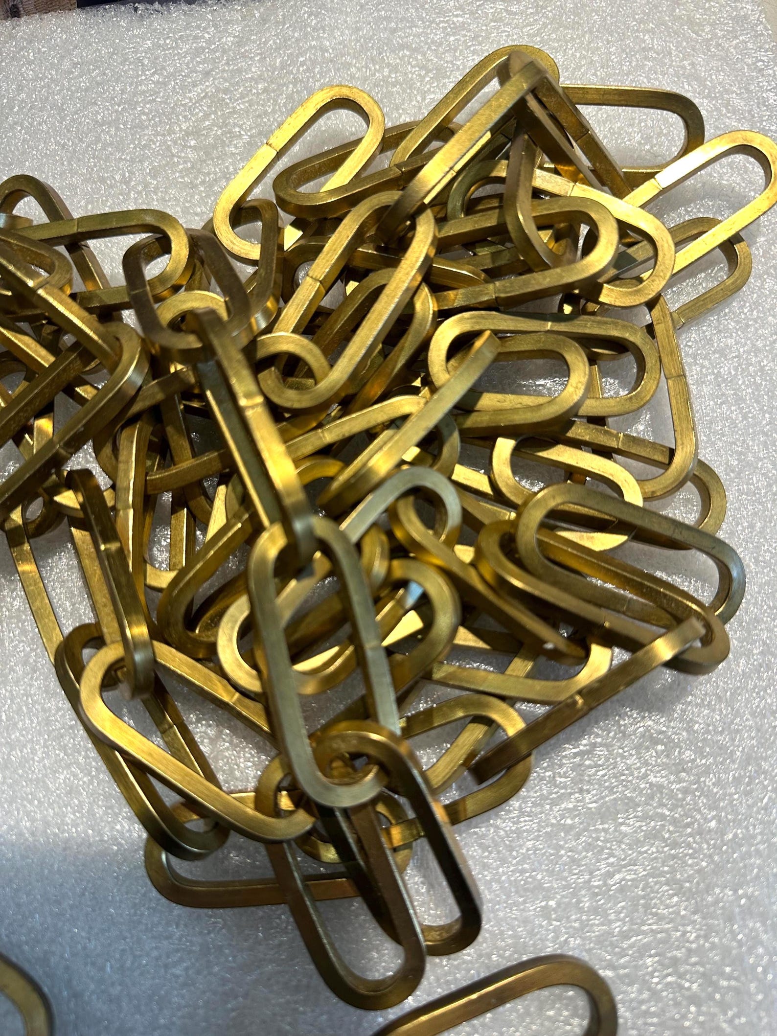 Chandelier Chain, Satin Brass, Heavy Duty, 48" Long (4 Feet) - Etsy