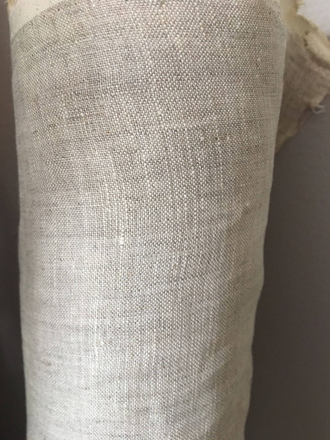 Natural Sheer Linen Drapery Fabric - 2.3 Yards - Etsy