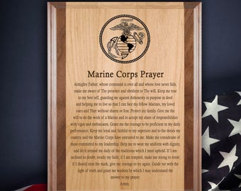 Marine Corps Plaque - Etsy
