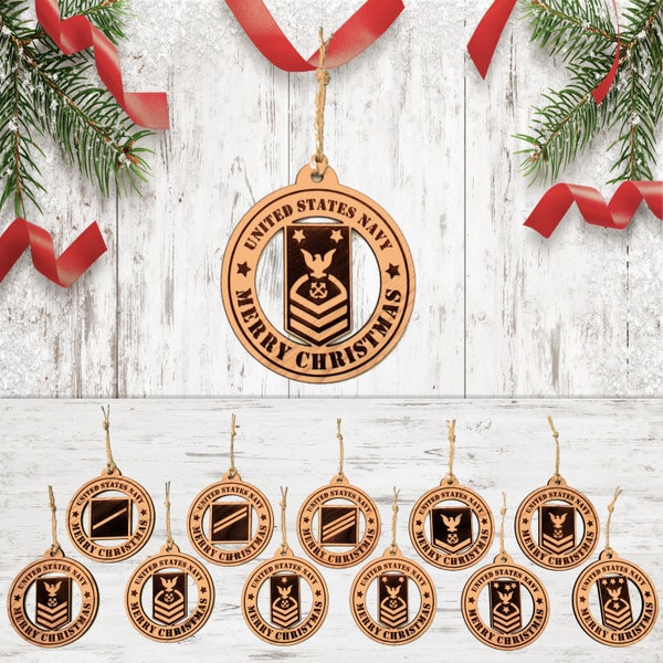 Navy Ornaments - Etsy