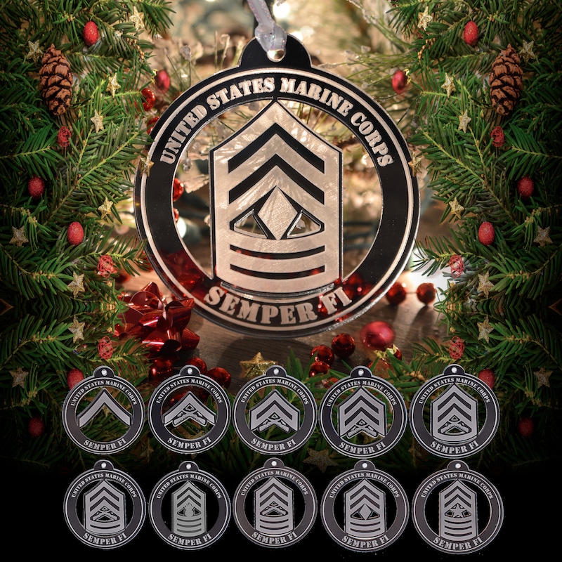 Usmc Rank Plaque - Etsy