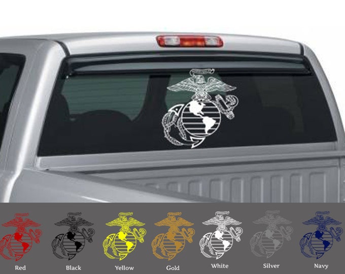 USMC Marines Eagle Globe Anchor EGA Vinyl Decal Sticker - Etsy