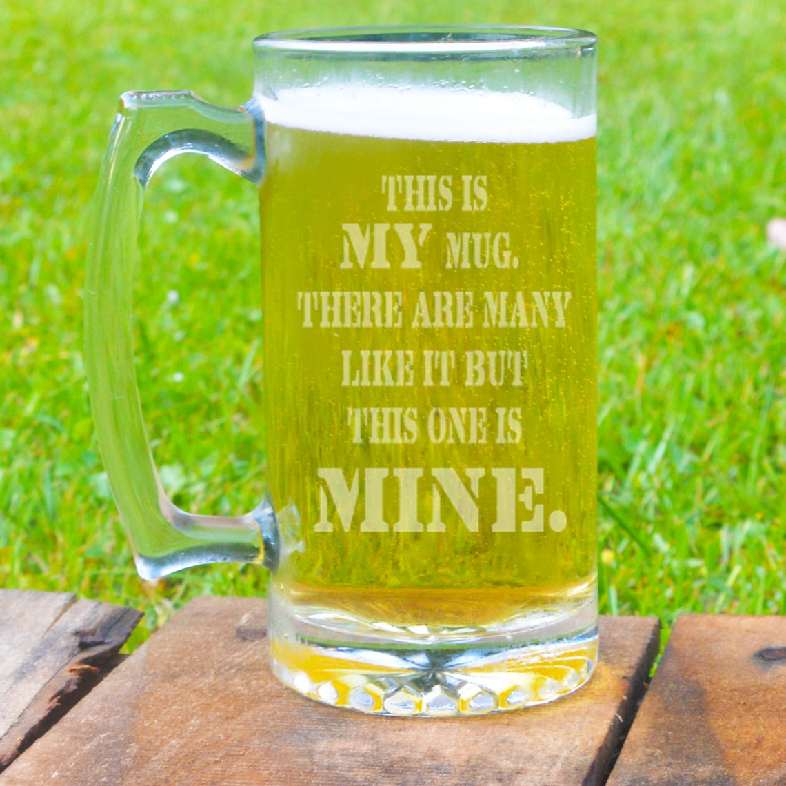 This is My Mug Engraved Beer Mug, Custom Engraved Gift - Etsy