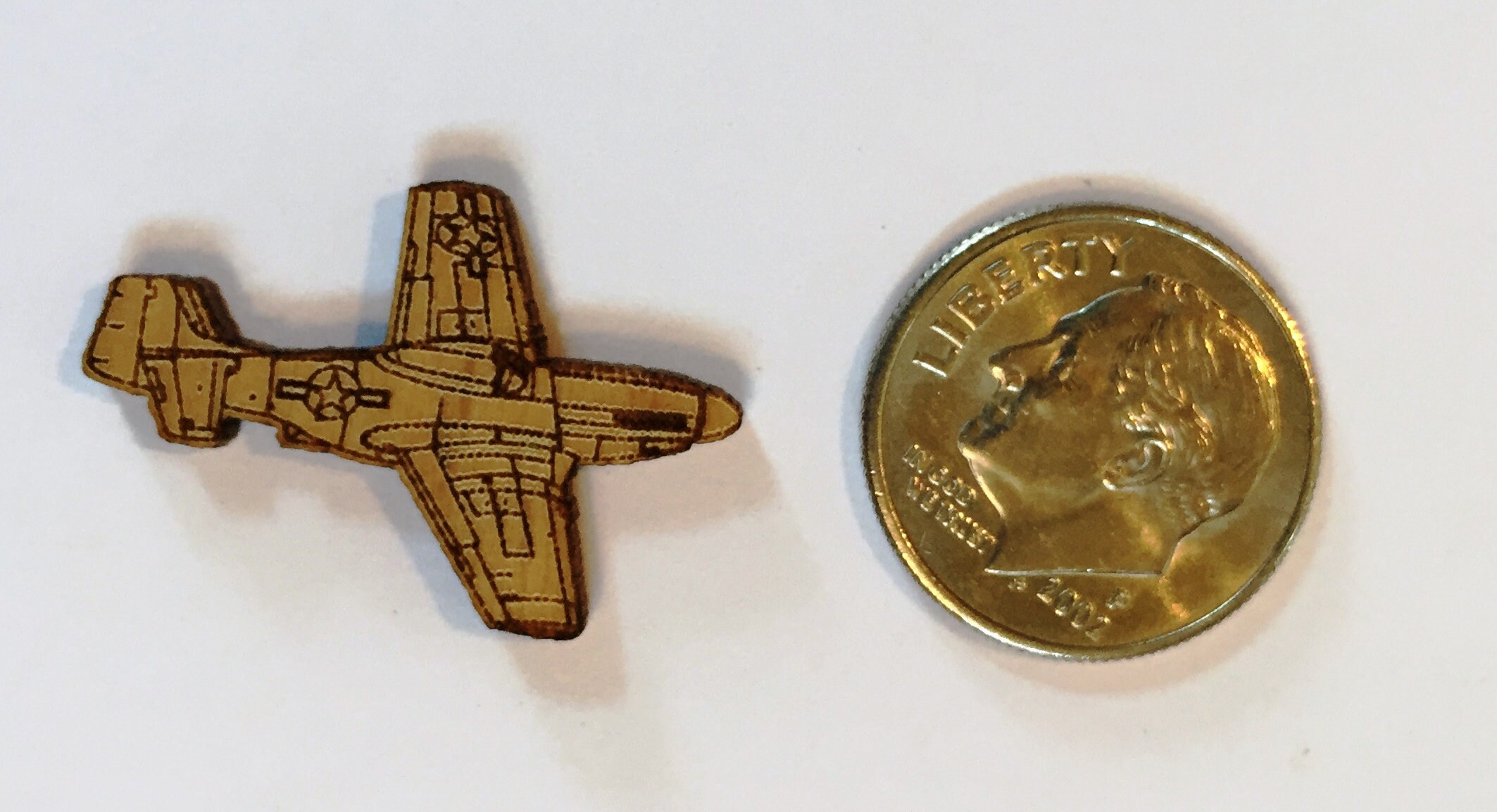 Laser Cut P-51D Mustang Charms 8 Pieces | Etsy