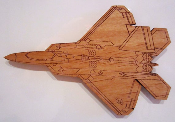 F-22 Raptor Wooden Fridge Magnet | Etsy