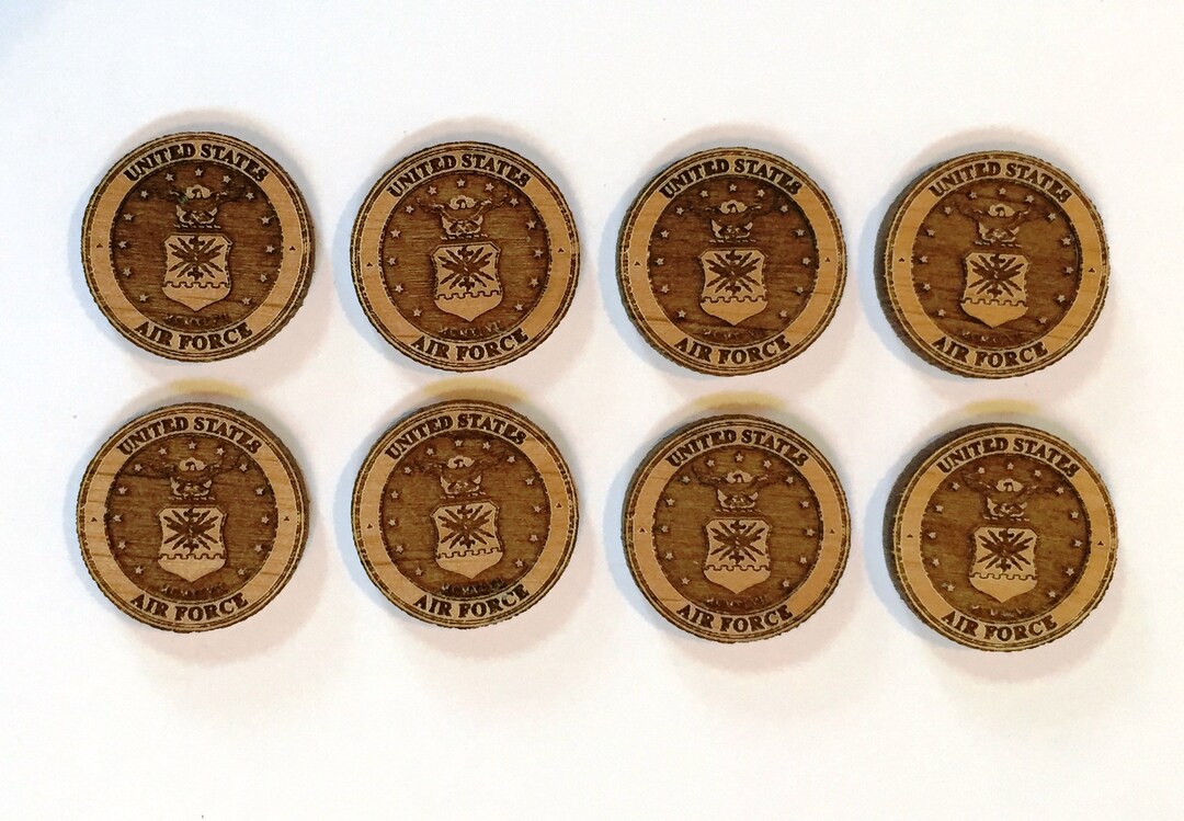 Laser Cut USAF Charms - 8 Pieces - Etsy
