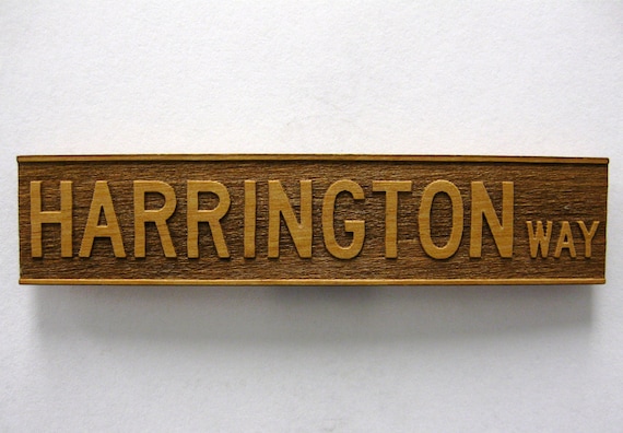CUSTOM Wood Fridge Magnet Street Sign - Etsy