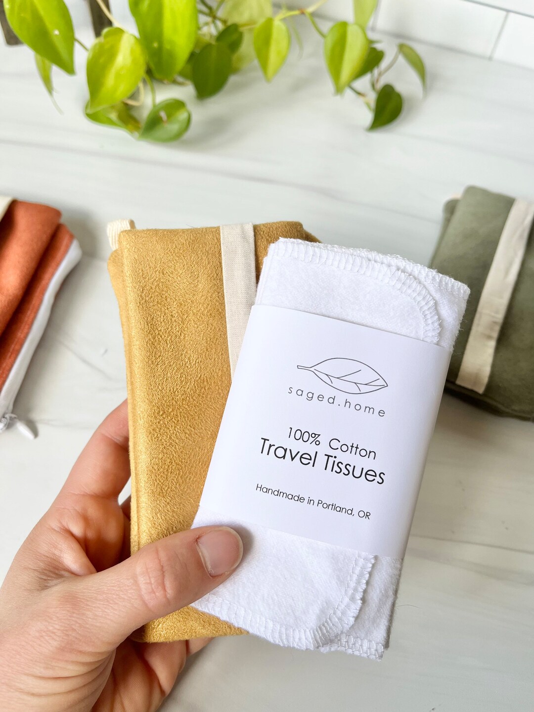 Travel Tissue Pouch and Storage System for Cloth Travel Tissues ...