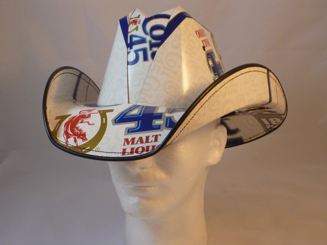 Beer Box Cowboy Hats. Made From Recycled Colt 45 Beer Boxes. Beerhat ...