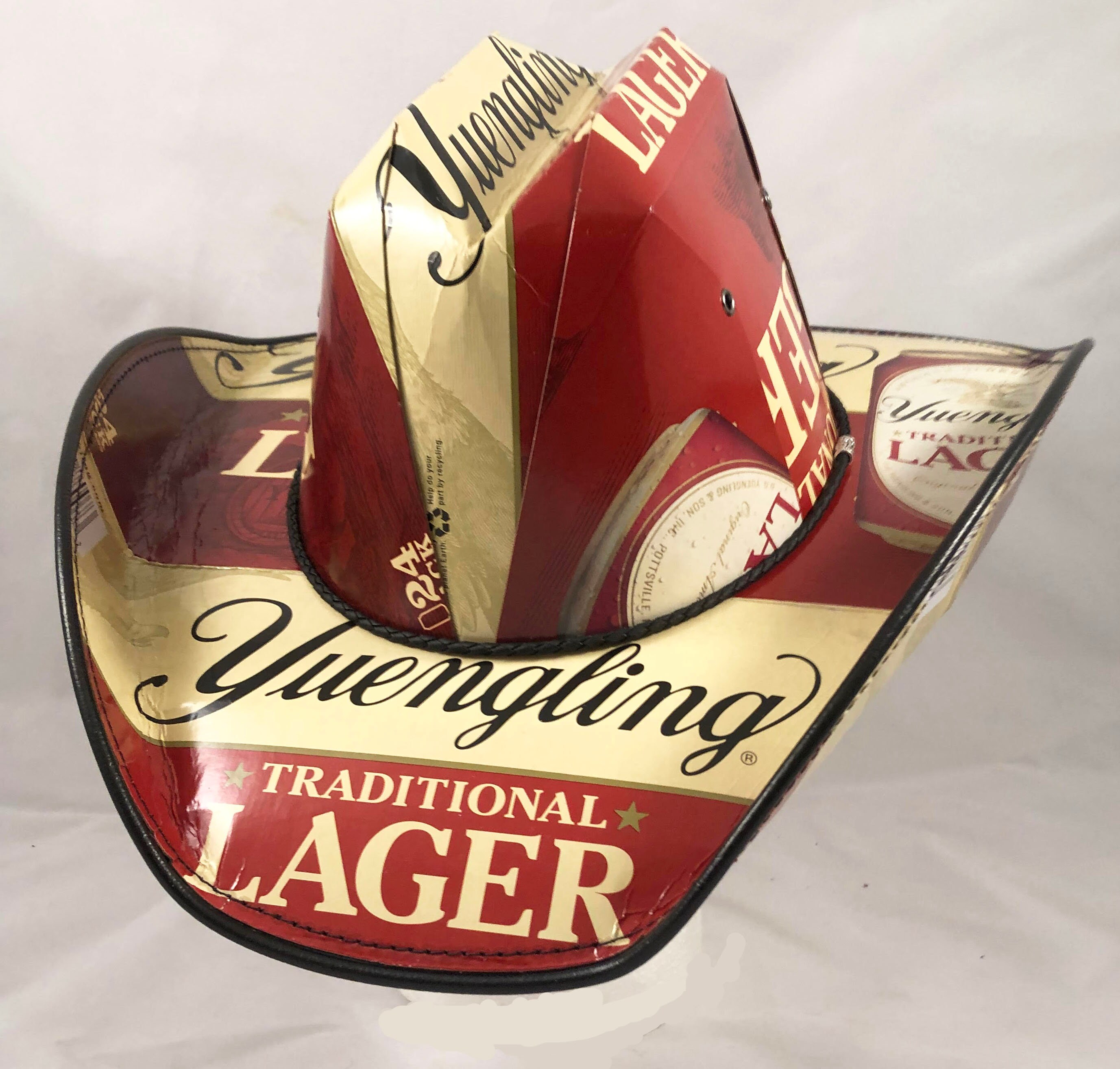 Beer Box Cowboy Hats Made From Recycled Yuengling Beer Boxes Etsy