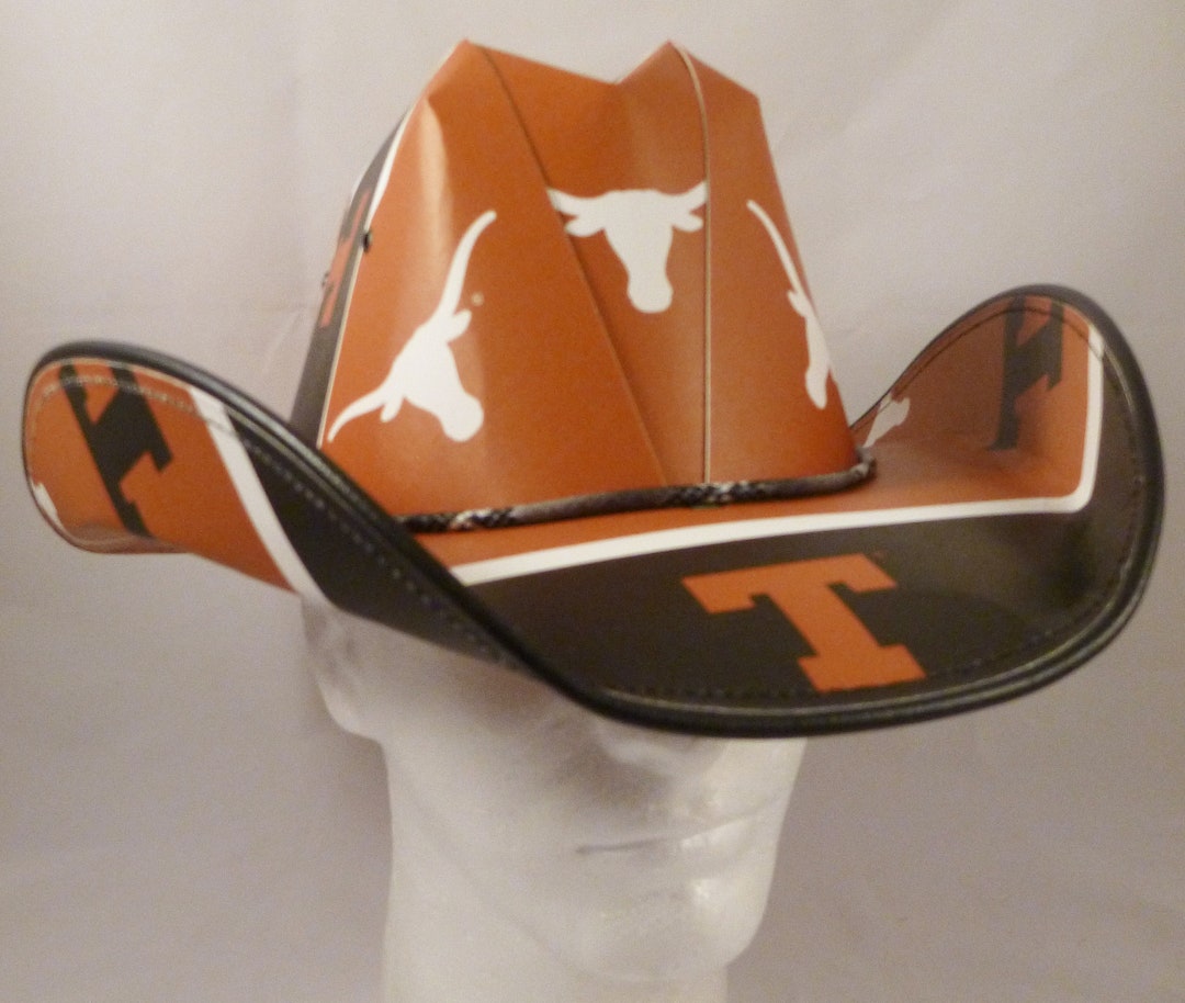 Texas Longhorns Cowboy Hats Made From Officially Licensed Materials. - Etsy