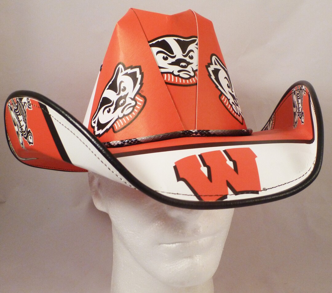 Wesconsin Badgers Cowboy Hats Made From Officially Licensed Materials ...