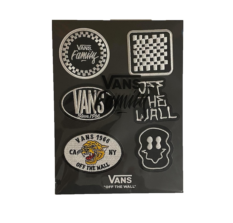 NEW VANS Family Exclusive Cloth Patches off the Wall Set of 6 Brand New ...