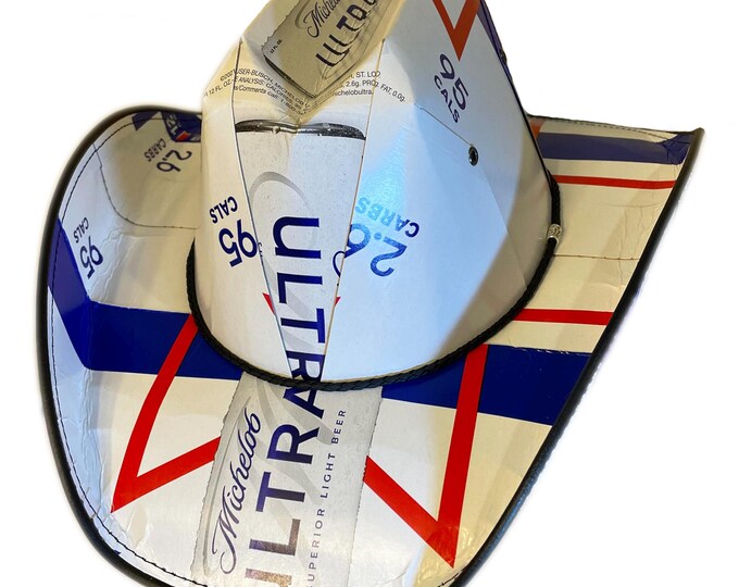 Beer Box Cowboy Hats. Made From Recycled Michelob Ultra Beer Boxes ...