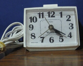 Westclox alarm clock | Etsy