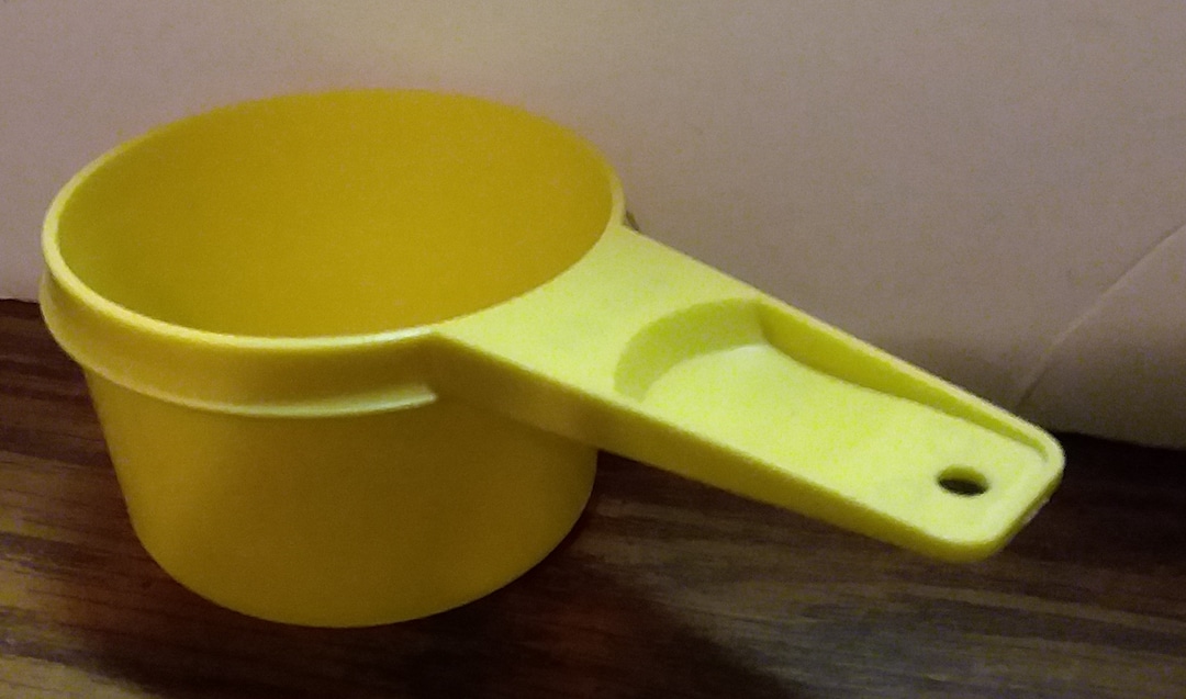 Tupperware Plastic Yellow Measuring Cup 1/2 Cup 1970s - Etsy