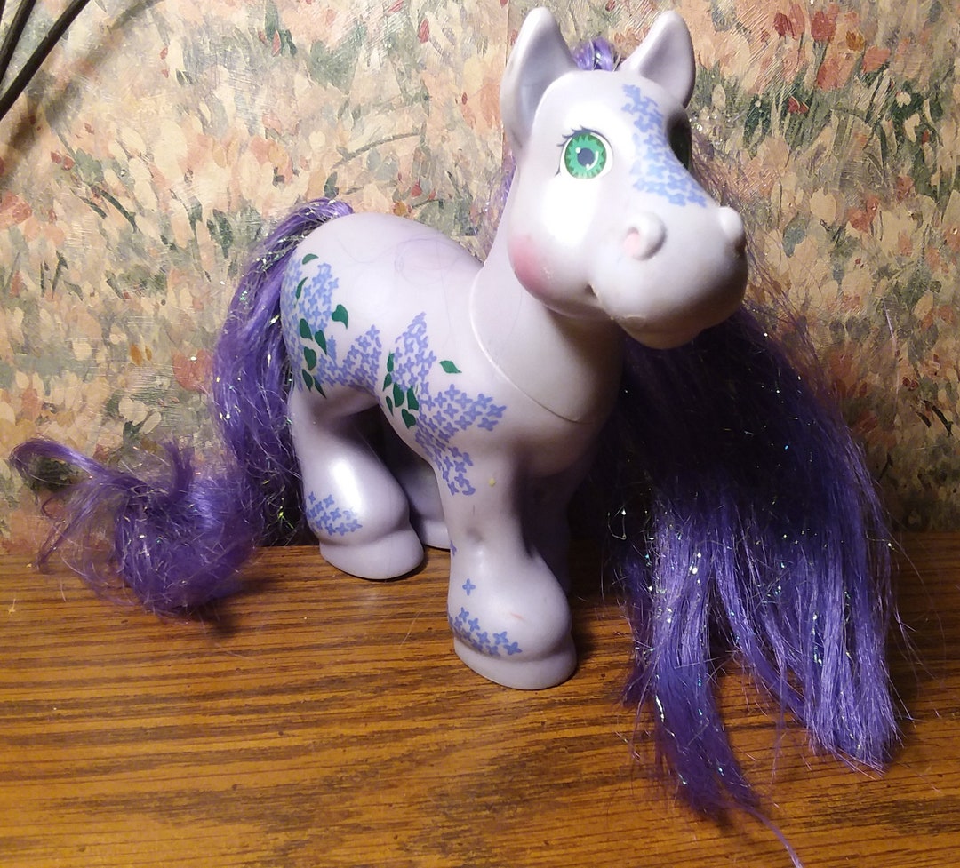 Hasbro Little Shimmer N Shine Magic Meadow Ponies Springsong Purple ...