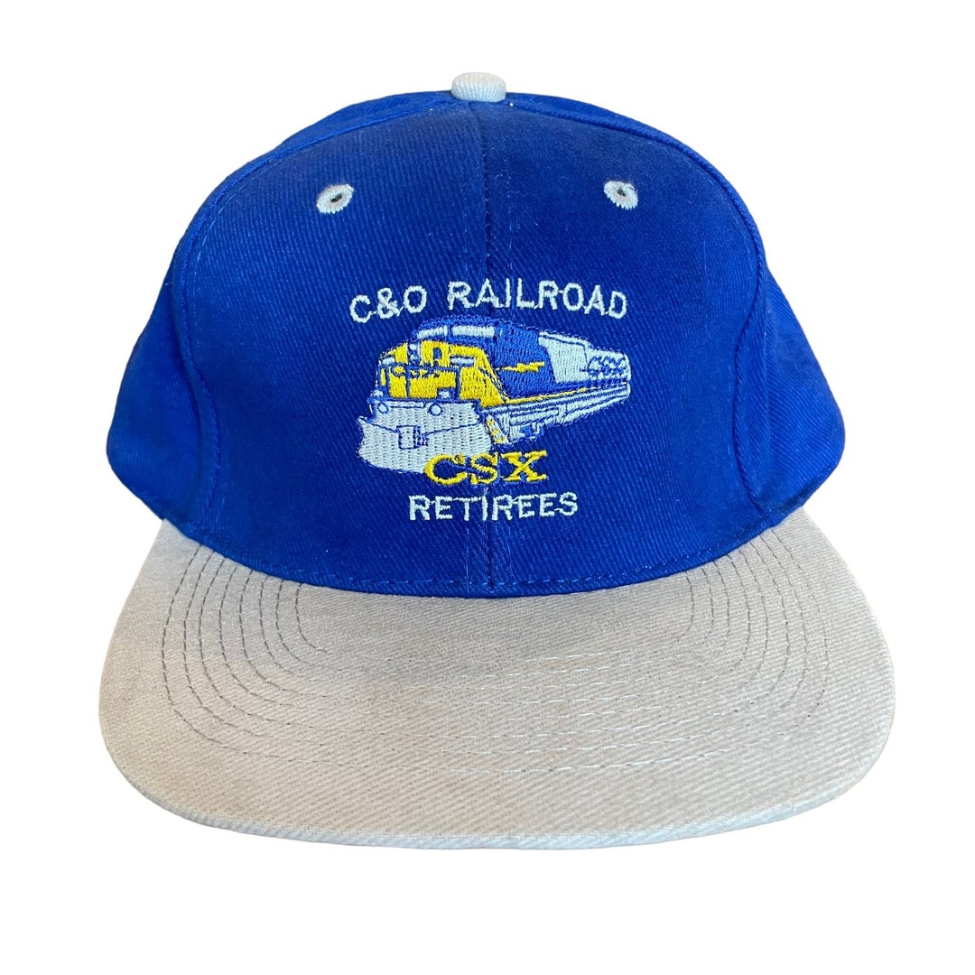 Vintage C&O Railroad CSX Retirees Hat Snapback OTTO - Etsy