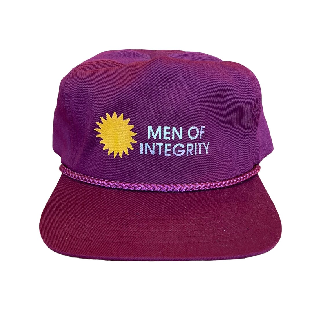 Vintage Men of Integrity Hat Ministry Christian Religious Faith Rope ...