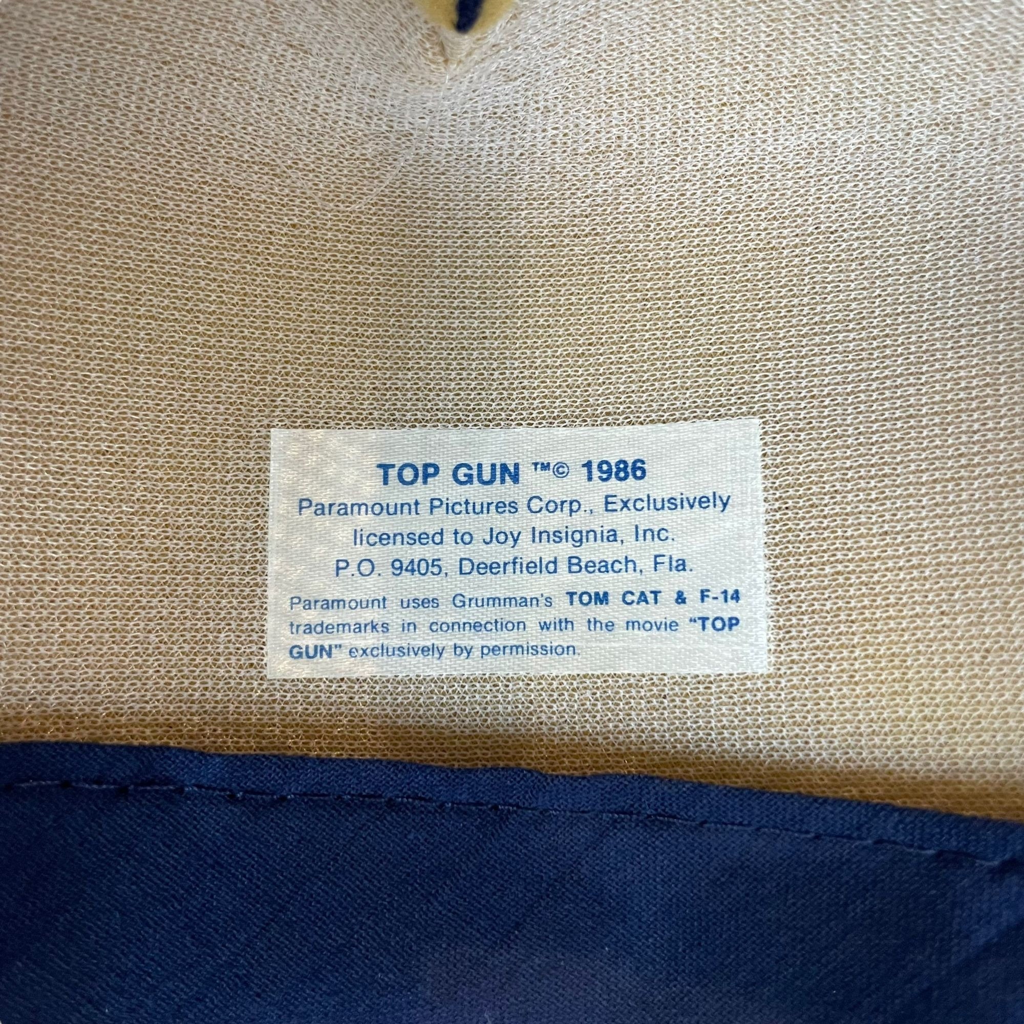 Vintage Top Gun Movie Mesh Trucker Hat Rope Bill Snapback Deadstock ...