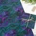 Dark Green Purple Wrapping Paper Marble Emerald Green Gift Wrap ...