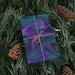 Dark Green Purple Wrapping Paper Marble Emerald Green Gift Wrap ...