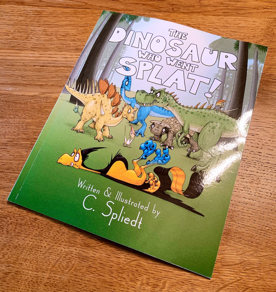 The Dinosaur Who Went Splat Children's Book - Etsy