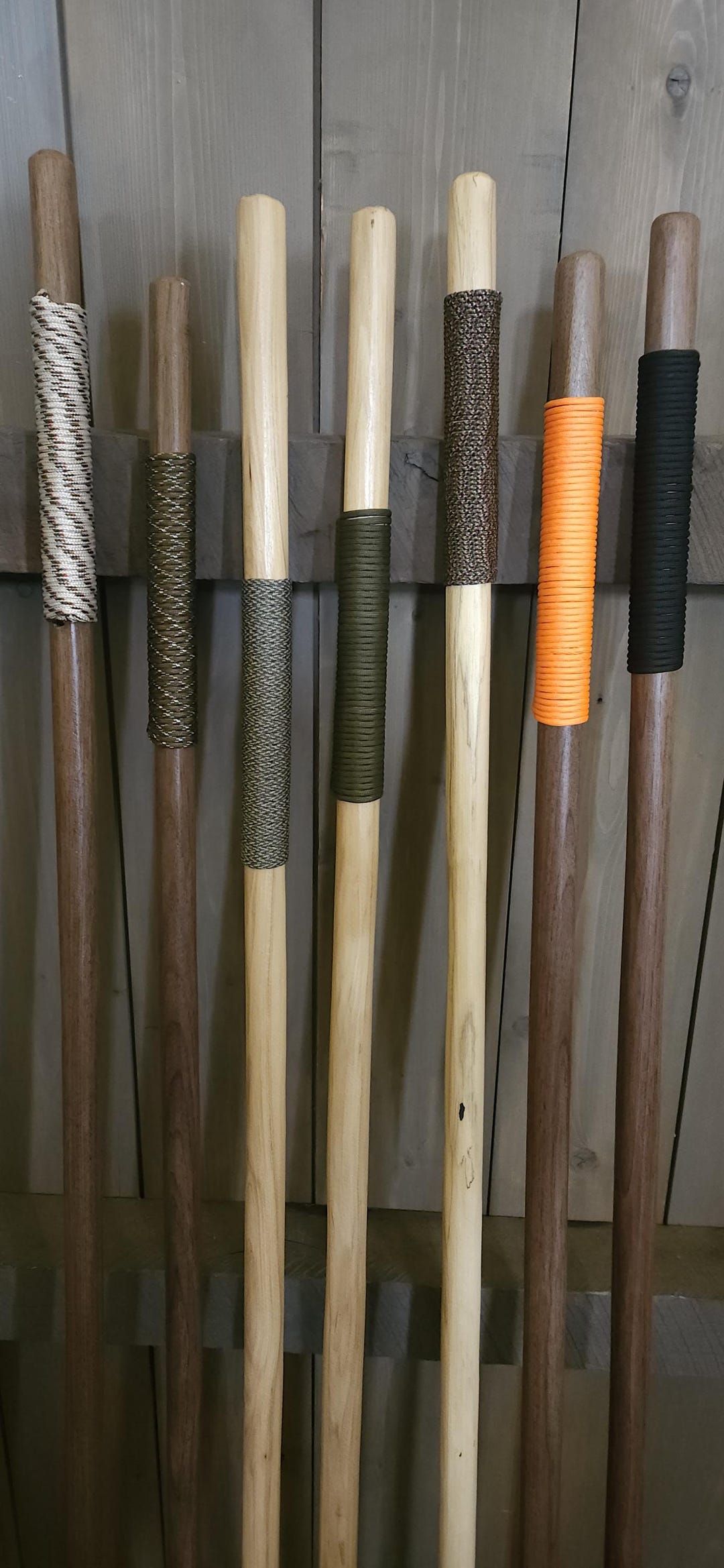 Paracord Wrap Handle Hiking Staff - Etsy