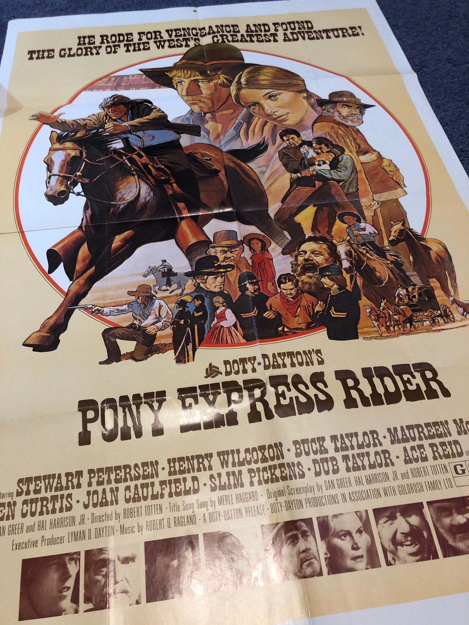Pony Express Rider Original Vintage Movie Poster - Etsy