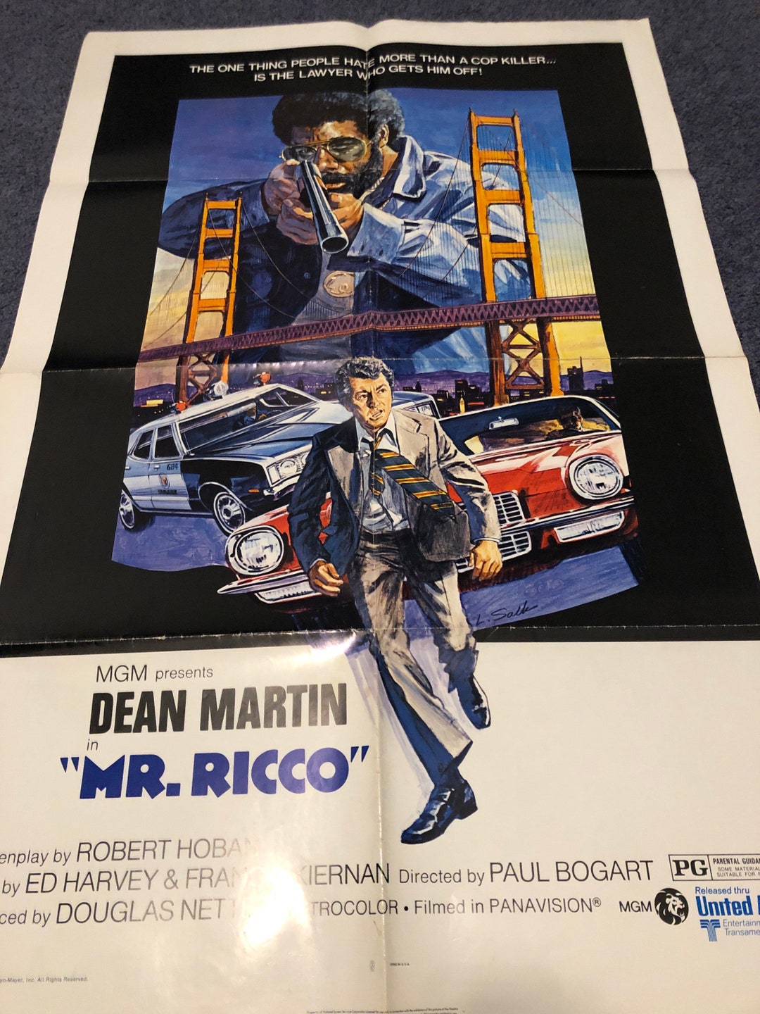 Dean Martin is Mr.ricco in This Original Vintage Movie Poster - Etsy