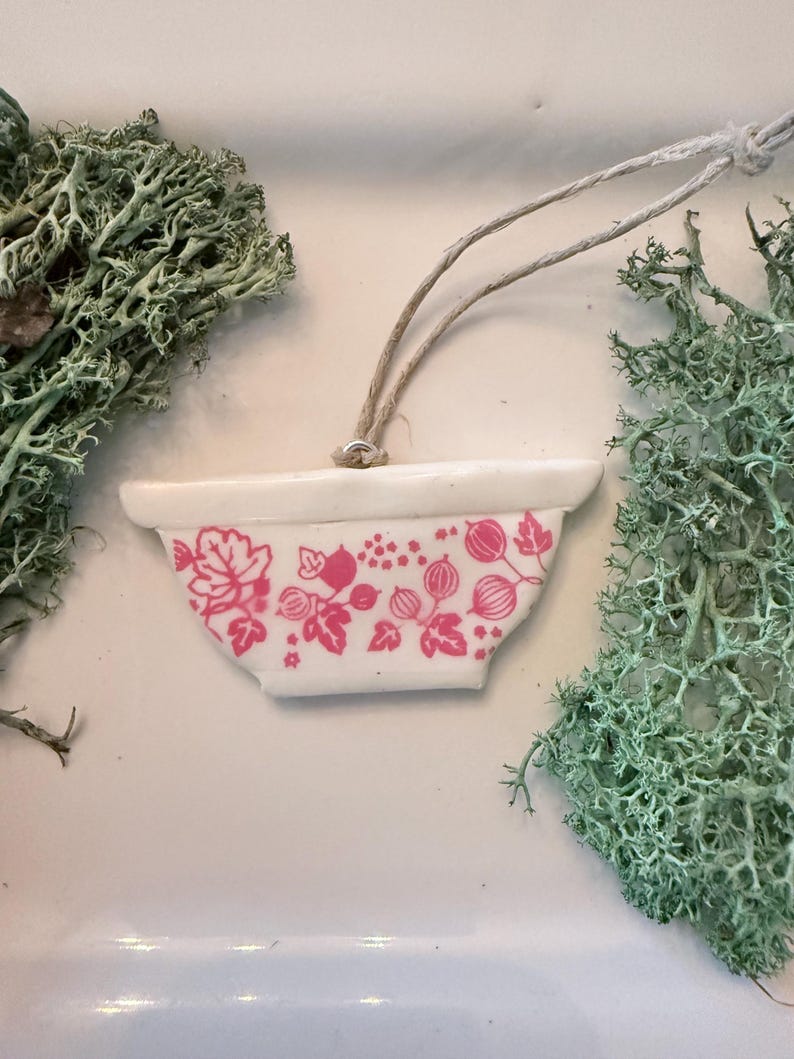 Handcrafted Vintage Pyrex Inspired Ornaments - Etsy