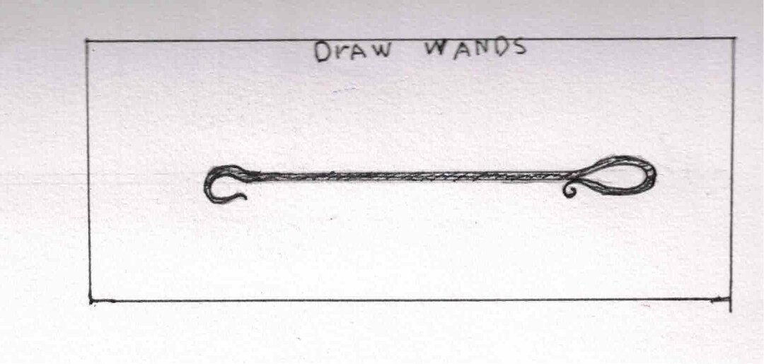 Draw Wands/batons for Curtain - Etsy