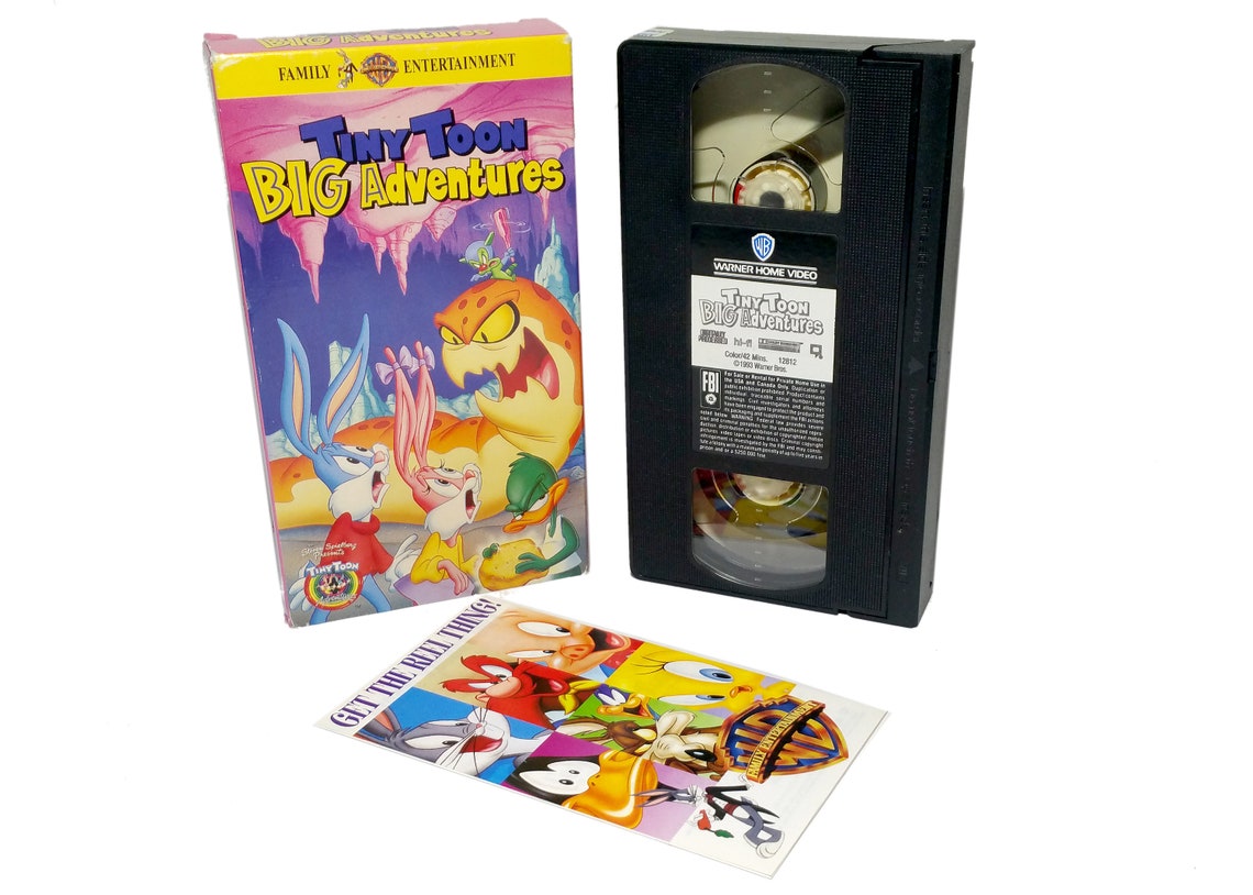 Tiny Toon Big Adventures VHS Tape 1993 Looney Toons Warner - Etsy