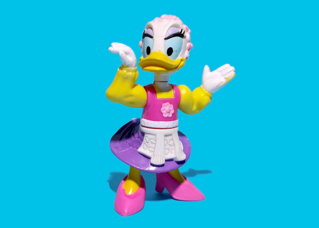 Vintage 1993 Daisy Duck PVC Figure: Epcot Germany Mcdonalds Happy Meal ...