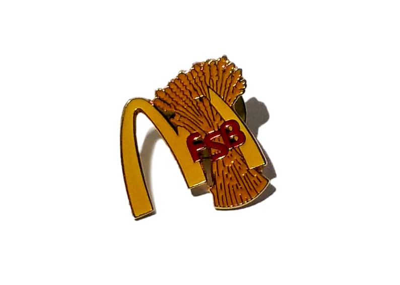 Mcdonalds 90s FSB Small Enamel Crew Pin Rare Collectible - Etsy