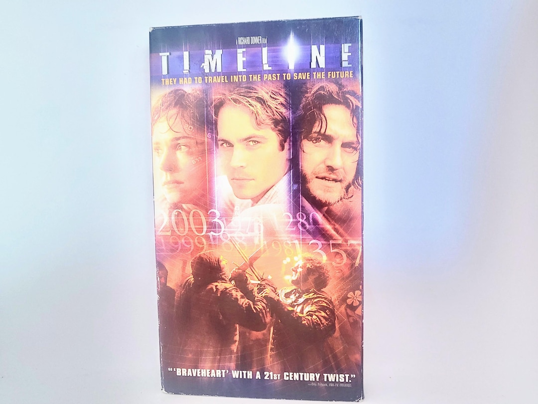 Timeline 2003 Richard Donner Paul Walker Gerard Butlervintage VHS Tape ...
