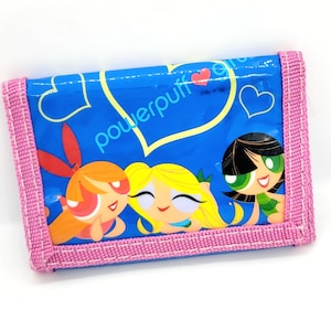 Powerpuff Girls Vinyl Velcro Wallet Vintage Cartoon Network - Etsy