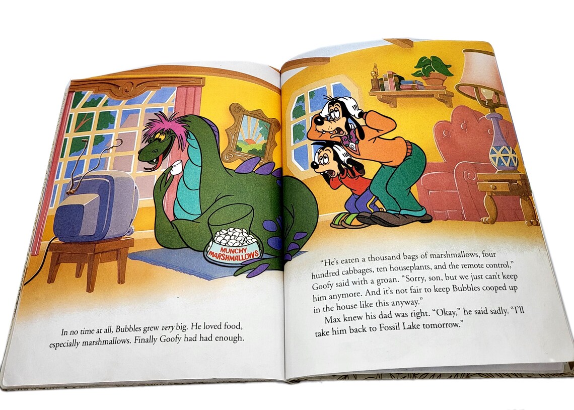 Goof Troop Great Egg-spectations Vintage Golden Book 1992 Disney ...