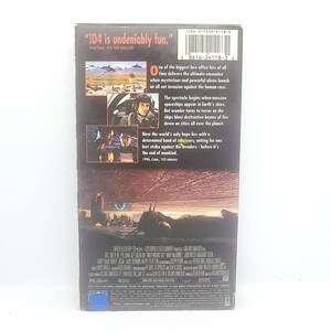 Independence Day Vintage VHS Will Smith Jeff Goldblum Rare Video 1996 ...