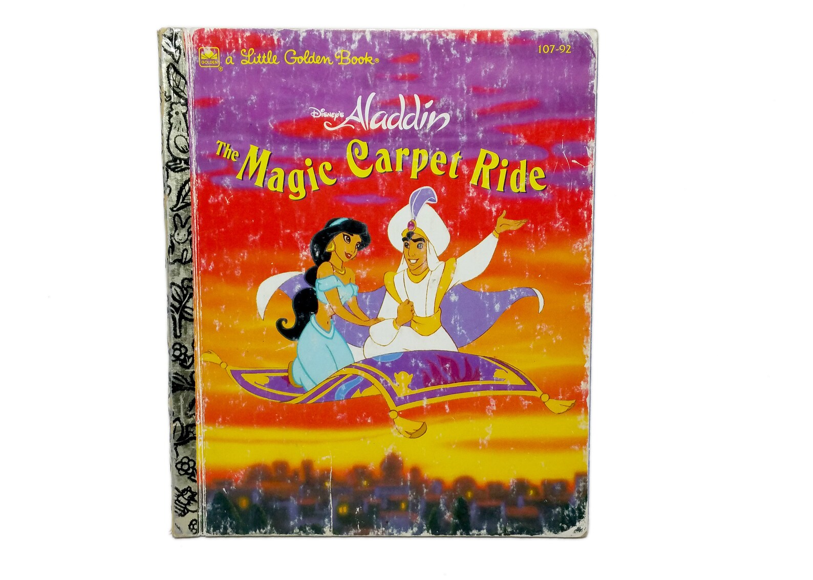 The Magic Carpet Ride Disney's Aladdin Vintage Golden Book - Etsy