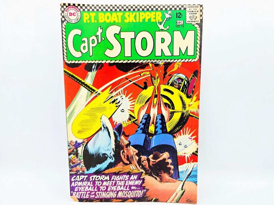 Capt. Storm Vintage DC Comic No 16 Very Good Condition RARE 1966 First ...