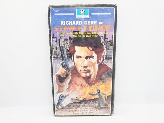 Strike Force VHS Richard Gere 1975 TV Movie Unrated Rare - Etsy