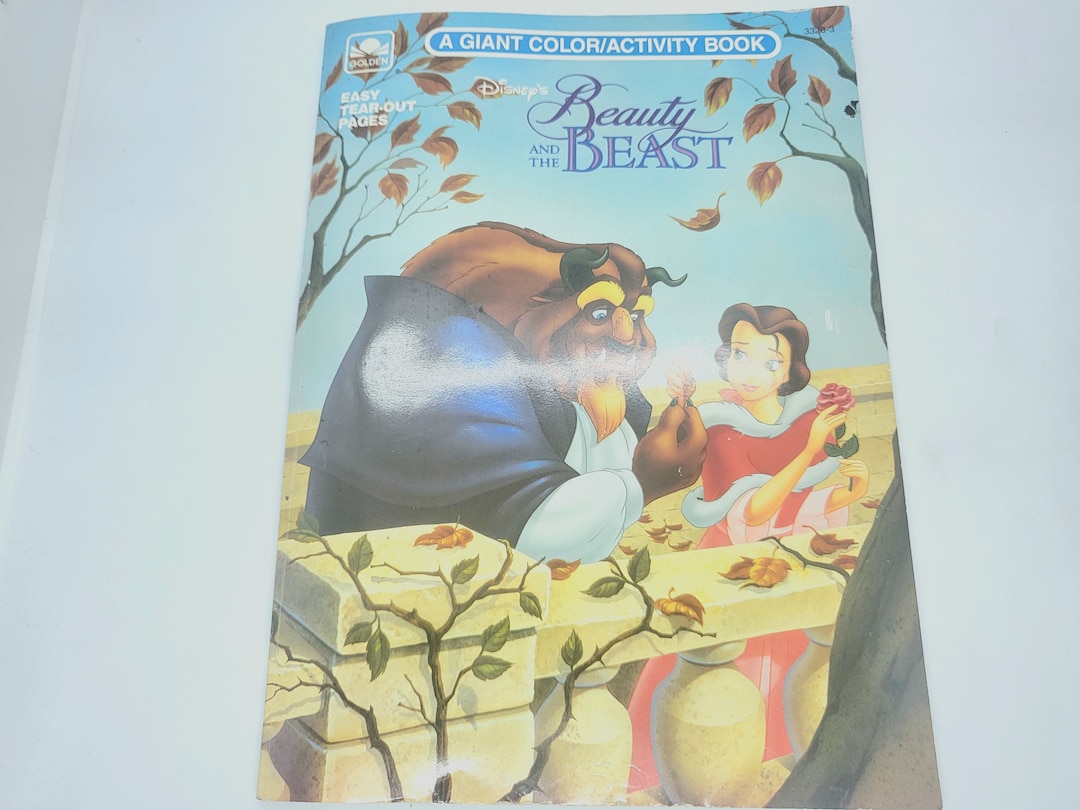 Disney's Beauty and the Beast a Giant Color / Activity Book 1991 ...