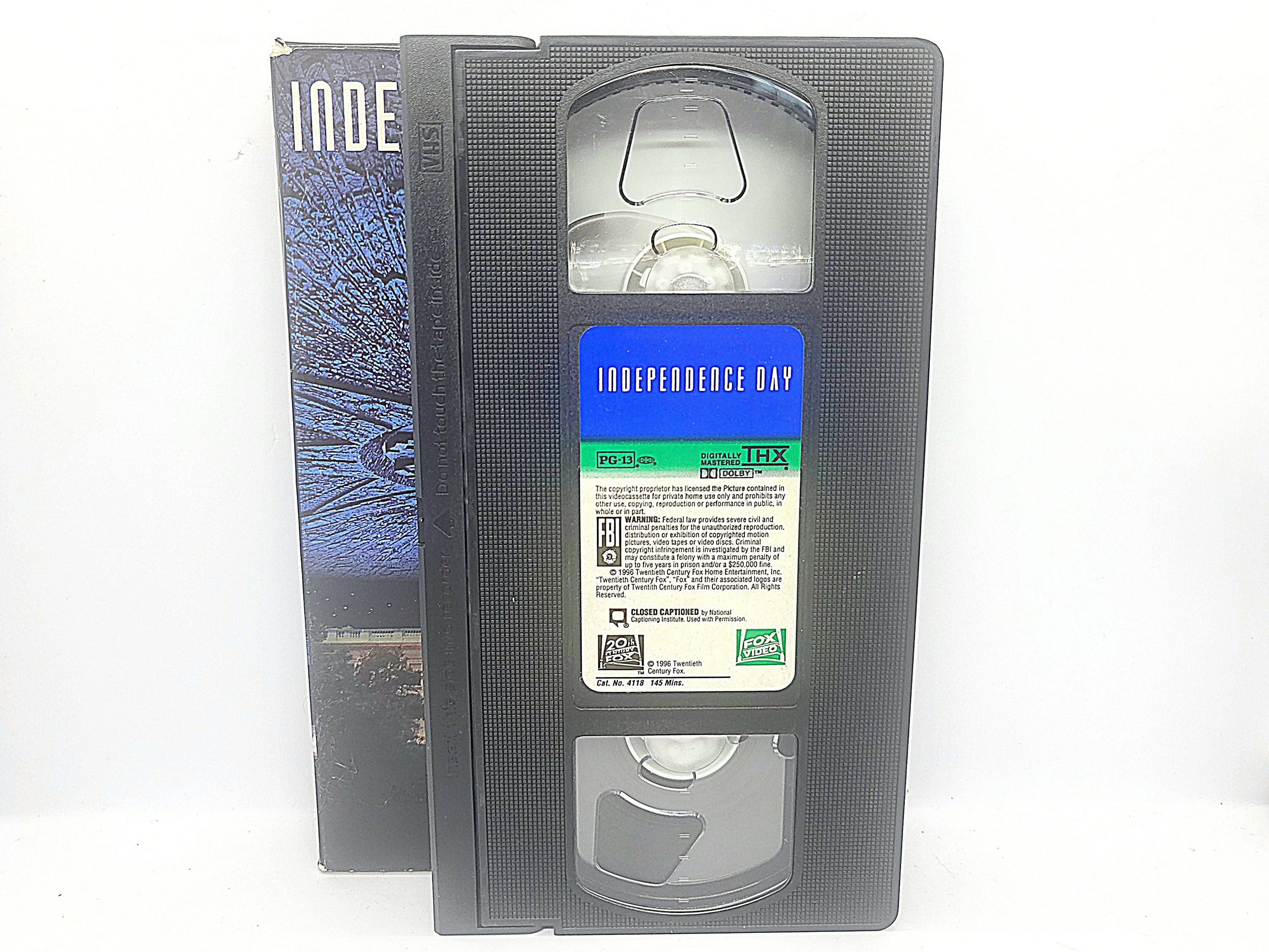Independence Day Vintage VHS Will Smith Jeff Goldblum Rare - Etsy